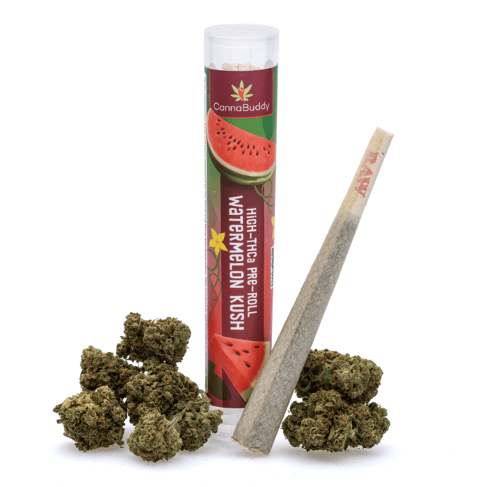 Shop THCa Flower Pre-Roll Watermelon Kush Online | CannaBuddy