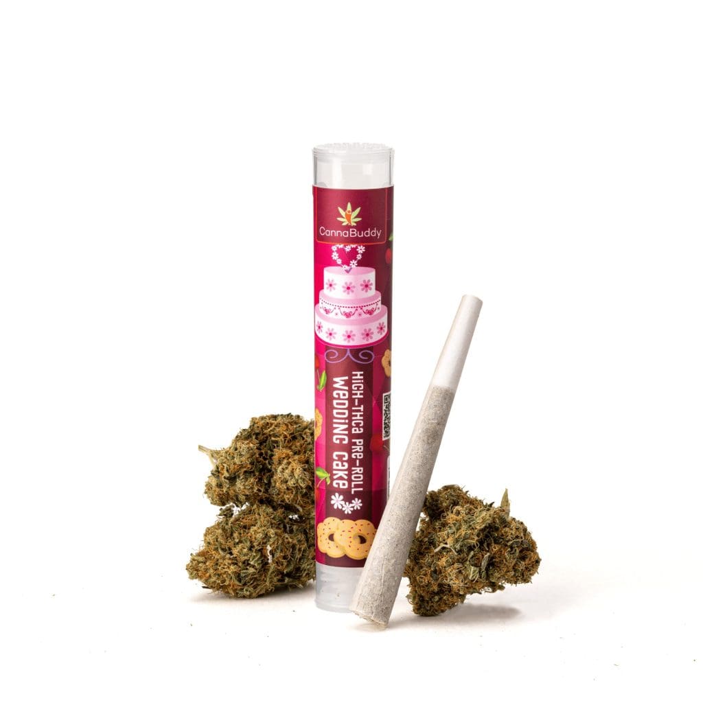 Shop THCa Flower Pre-Roll Wedding Cake Online | CannaBuddy