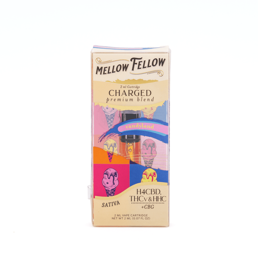 Shop Mellow Fellow Charged Blend Vape Cartridge - Candyland Online ...