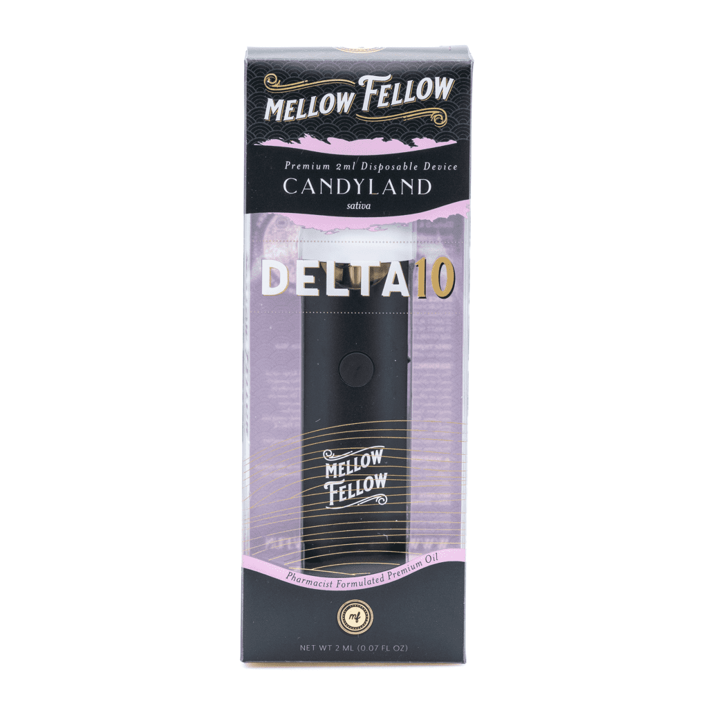 Shop Mellow Fellow Delta 10 THC Disposable Vape - Candyland Online ...