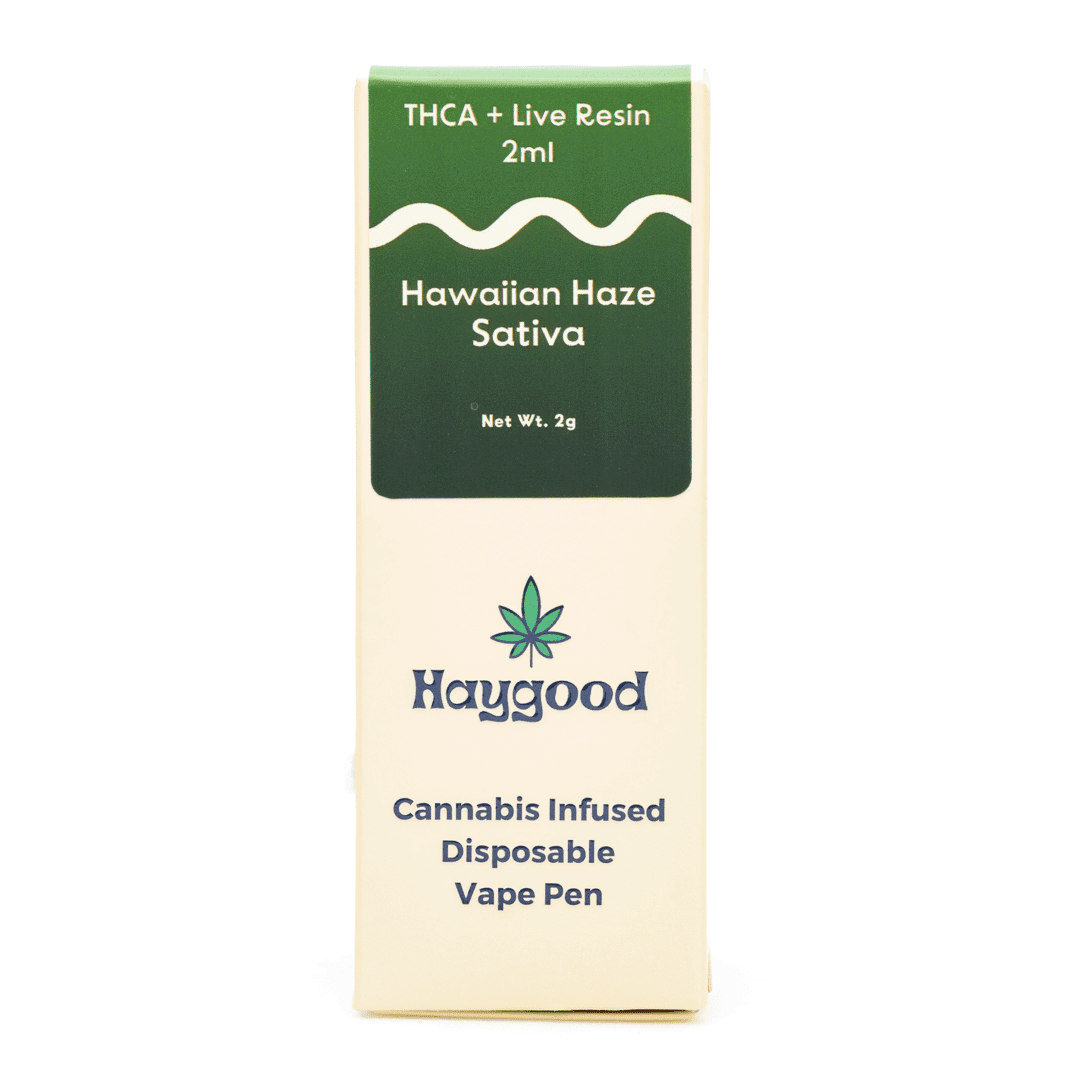 Shop Haygood THCa and Live Resin Disposable Vape - Hawaiian Haze Sativa ...